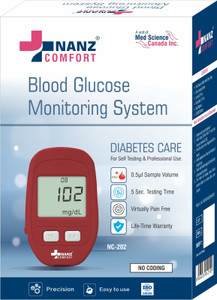 Nanz Comfort Blood Glucose Monitoring System ,One Lancing Device ...