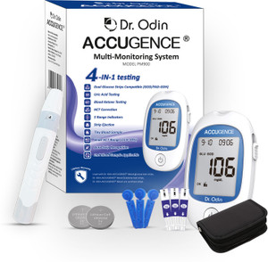 Dr. Odin PM900 Accugence Multi Monitoring 4 in 1 Kit with 50 Lancets ...