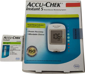 ACCU-CHEK INSTANT S MACHINE+FREE INSTANT Glucometer Price in India ...