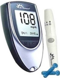 Dr. Morepen Blood Sugar Glucose Checking Machine With 10 Lacets ...
