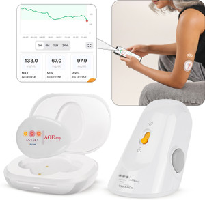 AGEasy CGM Senor & Transmitter- Continuous Glucose Tracking| Better ...