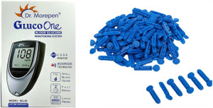 Dr. Morepen BG 03 Glucometer Blood Glucose Monitor with 100Pcs Round ...