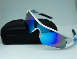 Bingo Sports Goggles UV Protections Fully Eyes safety (White & Blue ...