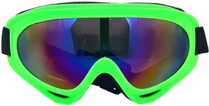 AutoPowerz Green Frame Dirt Bike Riding Goggle Adjustable Strip ...