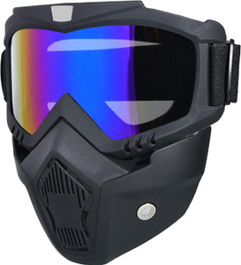 ADONYX Motorcycle Face Mask Shield Goggles Off Road Motocross ...