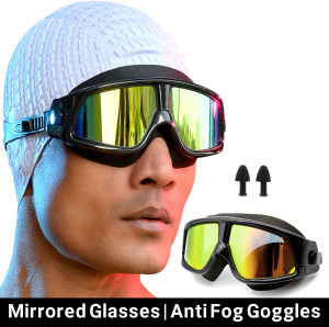 SLOVIC Swimming Goggle for Men | Full Frame Swimming Goggles | UV ...