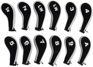 Lyla A-SW Neoprene Zipper Golf Club Head Cover Interchangeable Number ...