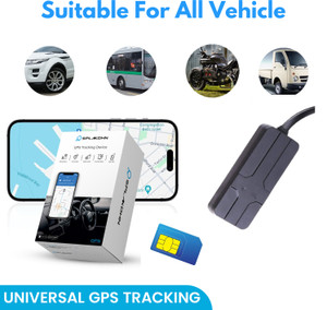SPLAKDHN Mini GPS System for All vehicle 24x7 Live track & Engine Cut ...