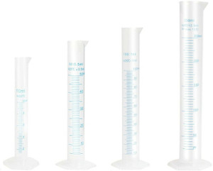 Bello Pack of 4 PP (Polypropylene) Graduated Cylinder Price in India ...