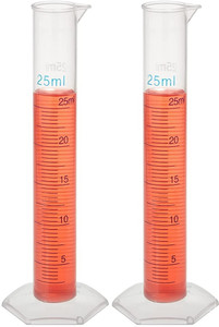 Spylx Plastic Measuring Graduated Cylinder's for Laboratory Test pack ...