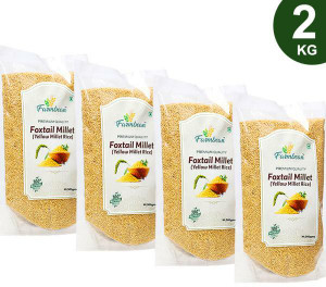 Farmbean Foxtail Millet Rice(500*4)2kg Mixed Millet Price in India ...
