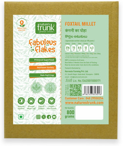 Nature's Trunk Foxtail Millet Flakes (Kangani / Korralu) Foxtail Millet ...