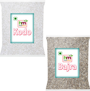 Hubmeal Combo Pack of 2 Millets 250g Each Packet |Kodo White + Bajra ...