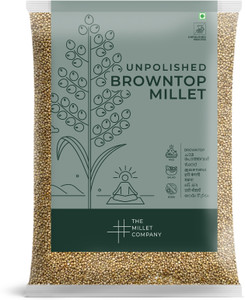 The Millet Company 1 kg Unpolished Browntop Millet, Korale, High Fibre ...