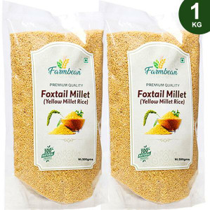 Farmbean Foxtail Millet Rice (500*2)1kg Mixed Millet Price in India ...