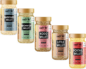 Amwel Combo Five Millets Barnyard,Browntop,Kodo + Little + Foxtail ...