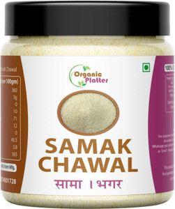 Organic Platter Fasting flour|Sama|Samo|Barnyard Millet|Samak chawal ...