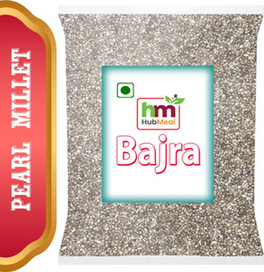 Hubmeal Best Quality Bajra Sabut (Pearl Millet Whole Grain)- 1kg Pearl ...