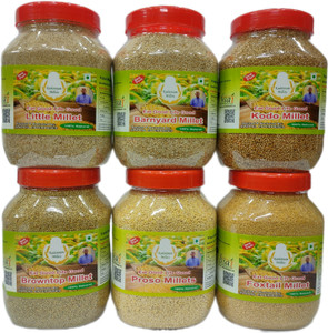 Kadannam Millets ( Organic | Unpolish ) Positive Foxtail, Kodo, Little ...