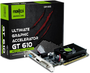 Frontech GT 610 Graphics Card with 64 Bits PCIe 2.0, High Efficiency ...