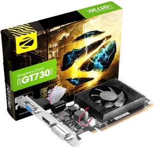 D25 Zeb GT730 4GD3, Powered by NVIDIA, GDDR3 Graphics Memory with 64 ...
