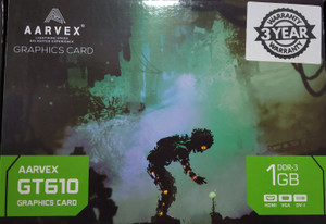 AARVEX GT610 DDR3 1 GB NVIDIA Chipset 62 bit 612 MHz Graphics Card ...