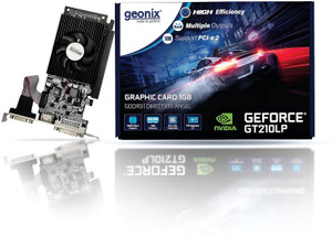 GEONIX GT210LP DDR3 1 GB NVIDIA Chipset 32 bit 1000 MHz Graphics Card ...