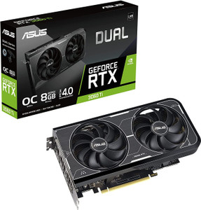 ASUS Dual GeForce RTX 3060 Ti OC Edition 8GB GDDR6X with two Axial-tech ...