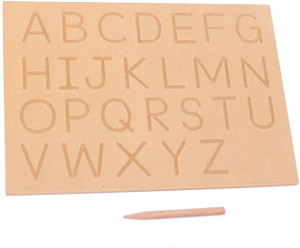 FORSIKHA Learning Tracing Board,Hand Writing Alphabet Sorting Blocks ...