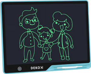 DEKOQ 16 Inch Monochrome Screen Rechargeable Doodle Board Toddler ...