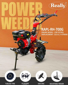 Really 7 HP Power Weeder | RAPL-RH-700G | Cultivator Rotary Fuel Ride ...