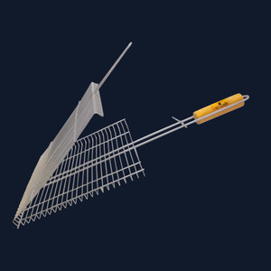 Kitchenify Net Grill Roasting Steel Portable Barbecue Wire Roaster ...