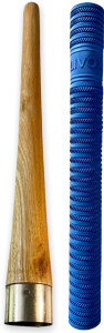LIVOX First Quality Blue Ring Texture 1 Cricket Bat Grip And 1 Wooden ...