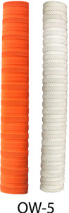 Y2M Set of 2 cricket bat handle grip (1 orange + 1 white grip) Yuvi-5 ...