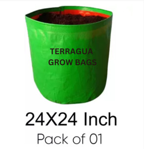 TERRAGUA 24x24 Grow Bag(Pack of 1)–Extra Large Durable Bag for Urban ...