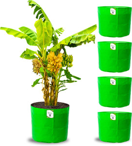 ORGANICBAZAR 24x24 Big Size Tree Grow Bags, Premium HDPE 260 GSM, Green ...