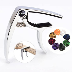 Flare Spring Guitar Capo with 5 Picks Free Spring Guitar Capo Price in ...