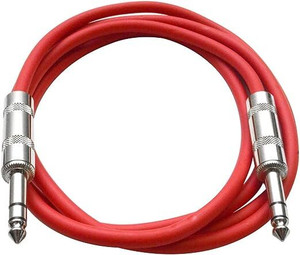 MORTAS 6.35mm Mono Jack Male To 6.35 mm Male 1/4" TS to 1/4" TS ...