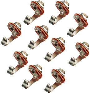 Calandis Acoustic 10Pcs White 4mm Plastic Toggle Switch Tips Knobs Cap ...