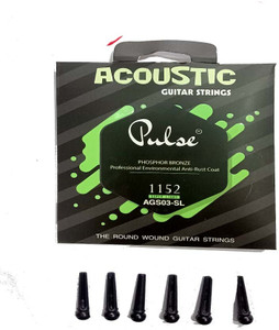 beatbox Acoustic PULSE GREEN ASOCUTIC STRING SET OF 6 WIRE Guitar ...