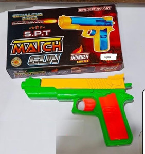 ANABGI ANAB GI Match Stick Gun Toy, Diwali Matchgun for Kids, 1 PCS Gun ...