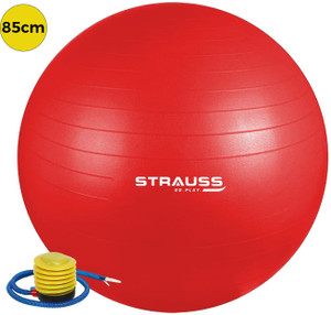 Strauss Anti Burst Exercise Ball | Yoga Ball | Workout Ball , 85 Cm ...