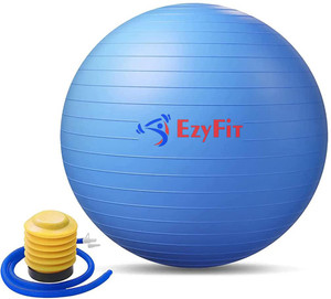 Ezyfit EZYF602 Anti-Burst Exercise Gym Ball with Pump, Heavy Duty ...