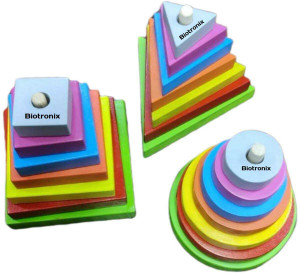 Biotronix Pyramids for Occupational Therapy Set of 3 pc(Round ...