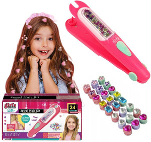 sannidhi Hair Gem Stamper for Shiny Hair Styles and Parties Hair Stamp ...