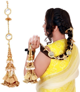 A H S Parandi/Paranda Jewellery Mirrors Hair Braid Choti Cover For ...