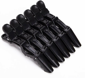 TERATERA Black Crocodile Clips, Sectioning Clips. Hair Clip Price in ...
