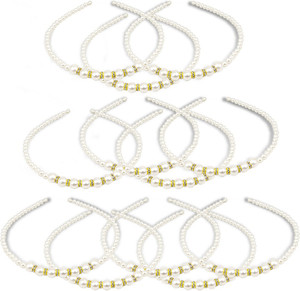 Stylewell Pack of 12 Pcs Premium Quality Daily Use White Moti Pearls ...