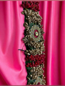 Krenoz Bharatanatyam Savaram & Kunjalam Kemp Ready Jada Set Hair ...