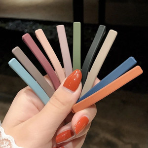 Ashkash 10pcs Matte Mini Bobby Pins Snap Plastic Cute Small Hair Pins ...